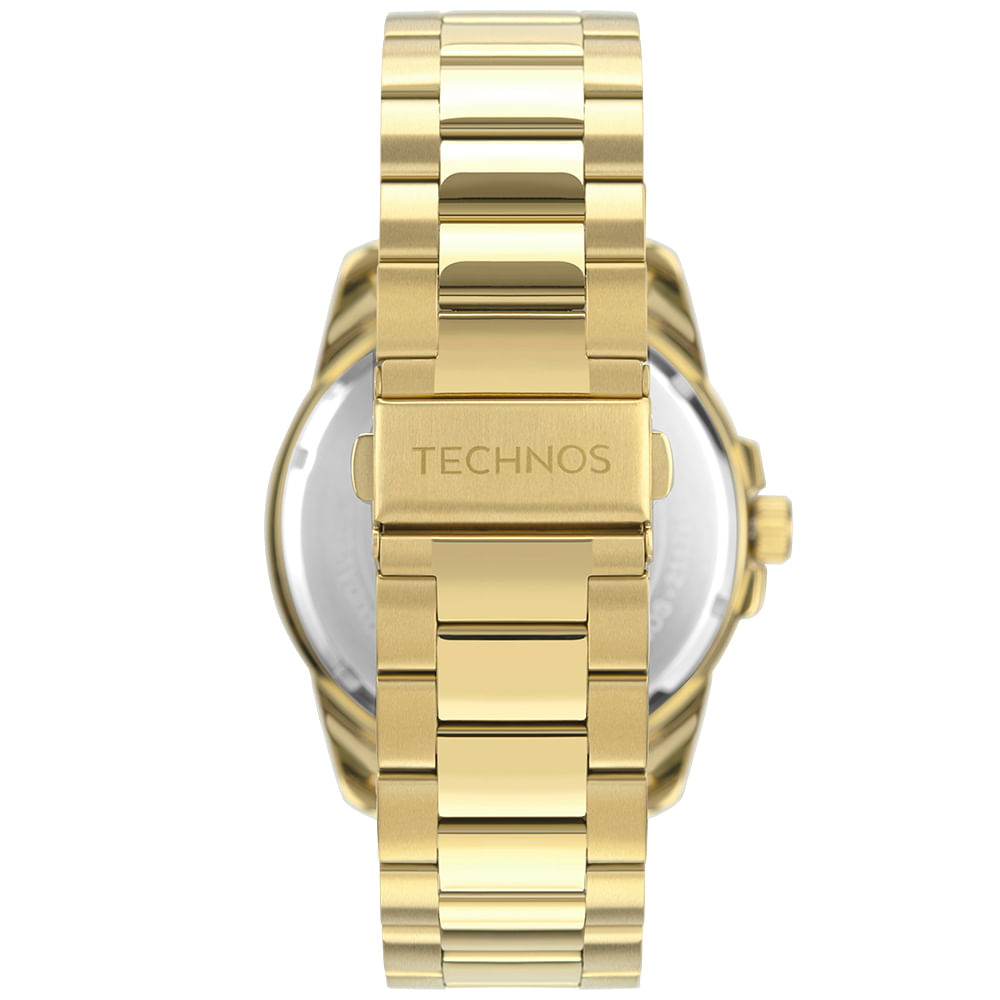 Relógio Technos Masculino Racer Dourado - 2117LCSS/1P | Time Center